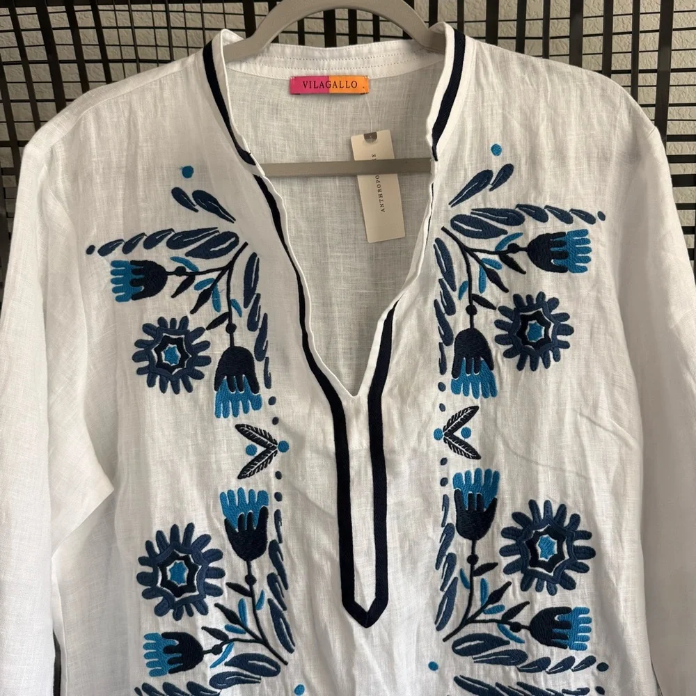 Anthropologie | Kaftans | Anthropologie Vilagallo Dalia Kaftan Dress ...